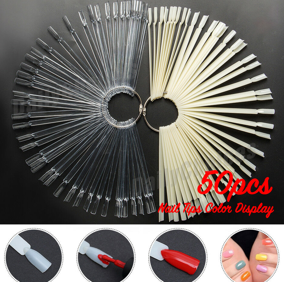 Nail Polish Colour Display Wheel Chart Palette Ring Tips Swatch false ...