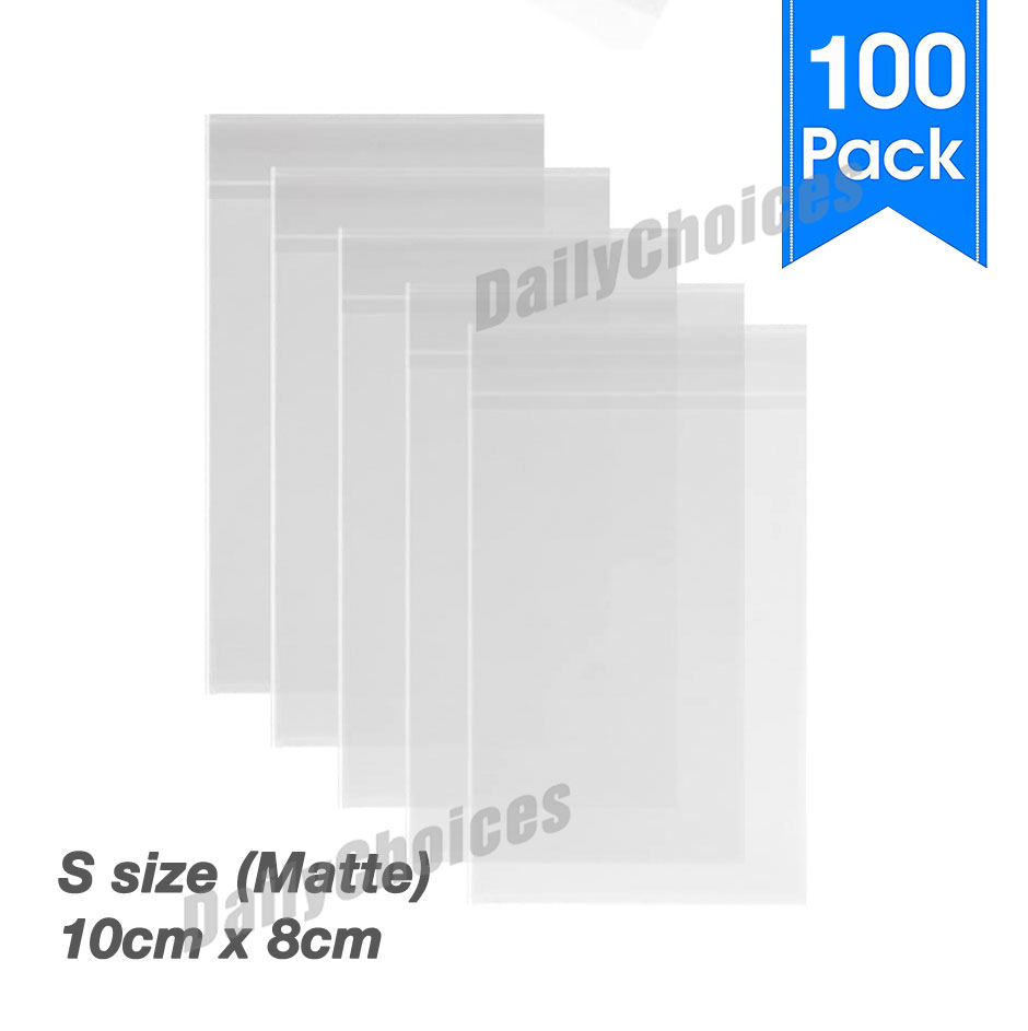 Plain Clear Lolly Bags self-adhesive cello lollies candy treats bulk ...